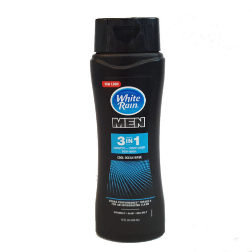 WHITE RAIN 3 IN 1 FOR MEN COOL OCEAN WAVE 15 OZ – ESG Variety Ltd.
